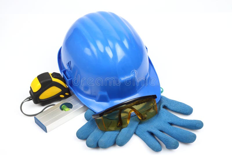 Safety gear kit close up stock image. Image of personal - 19574623