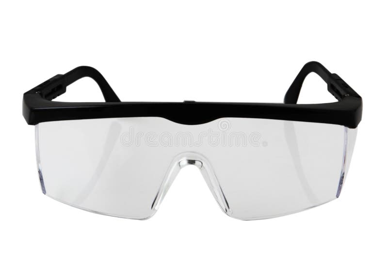 Safety Glasses stock image. Image of safety, white, isolated - 5447493