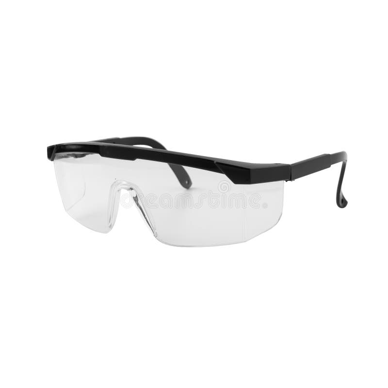 Safety Glasses Isolated on White Background with Clipping Path. Stock ...