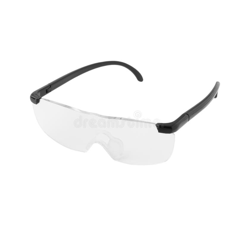 Safety Glasses Isolated on White Background with Clipping Path. Stock ...