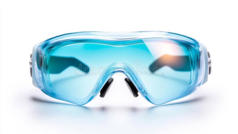 Safety Goggles with Clear Blue Lenses Designed for Protective Use in ...