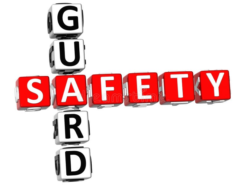 Safety Guard Crossword stock illustration. Illustration of creativity ...