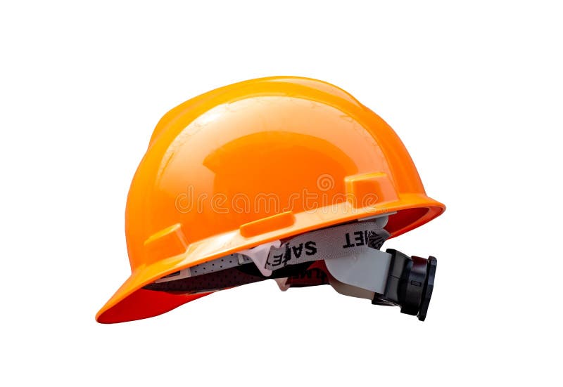 Safety Hardhat Isolated on White Background. Protective Personal ...