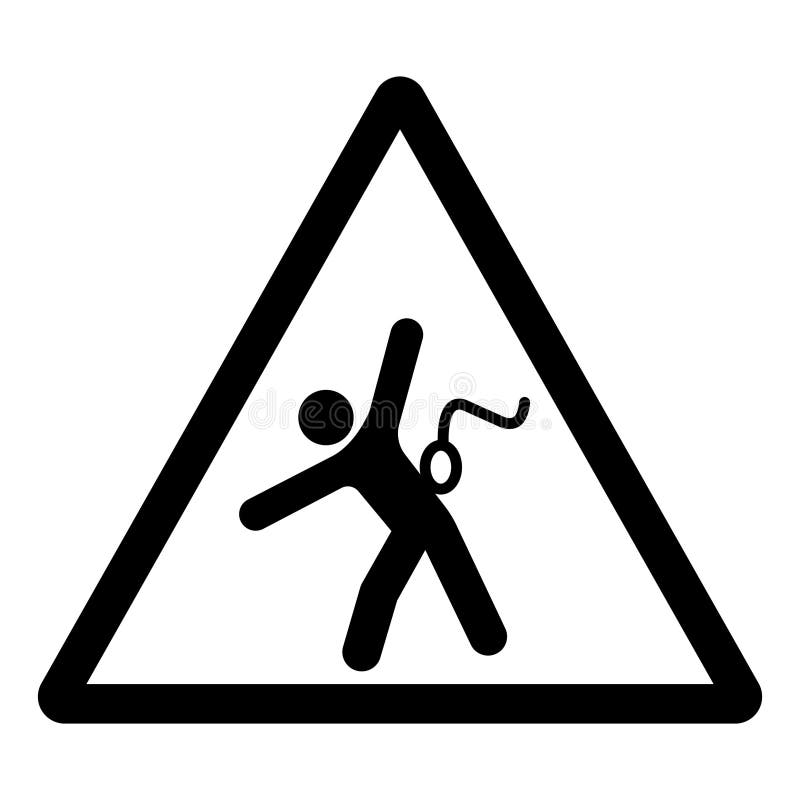 Safety Harness Required Symbol Sign, Vector Illustration, Isolated on ...