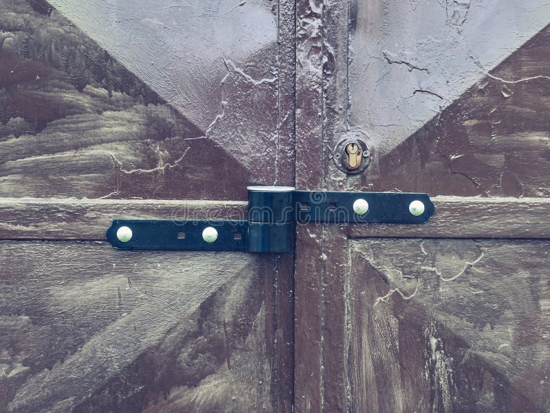 Safety Hatch with Lock Housing and Security Lock Insert on a Closed ...