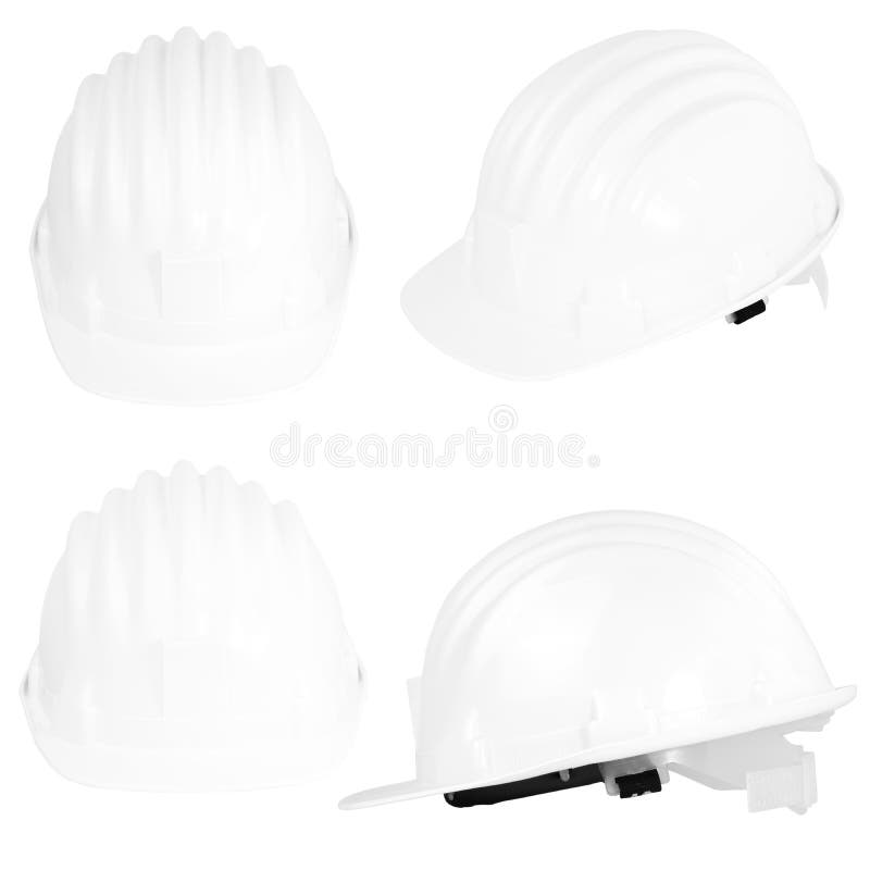 Front View of Safety Helmet Cap Isolated White Stock Photo - Image of ...