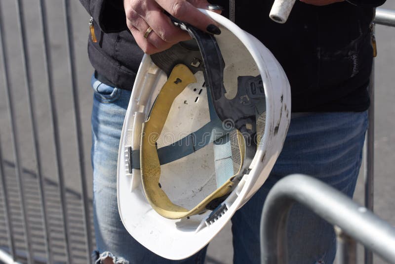 Safety Helmet As Protection for the Head Stock Photo - Image of anatomy ...
