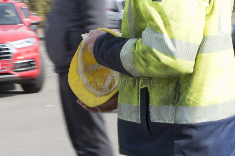 Safety Helmet As Protection for the Head Stock Photo - Image of ...