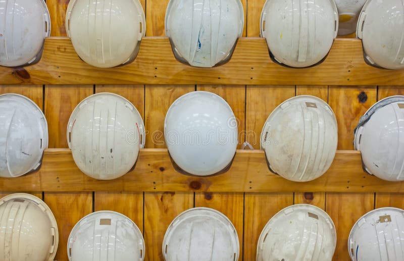 Safety helmet in locker stock photo. Image of protective - 24667142
