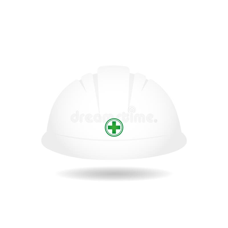 White Safety Helmet, Safety Helmet Icon Vector, Construction Icon, Hard ...