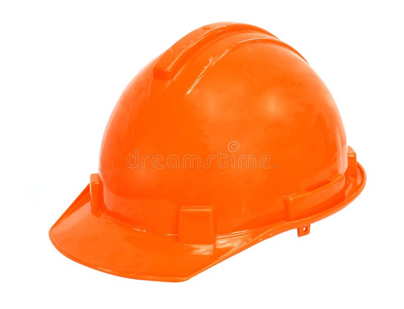 Safety Helmet on White Background Stock Photo - Image of worker ...