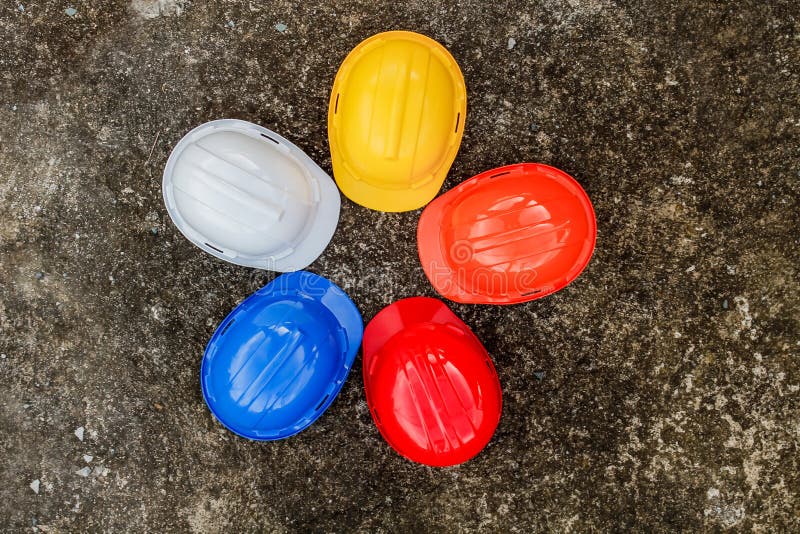 Safety Helmets are a Safety Protection Device in Construction Sites for ...