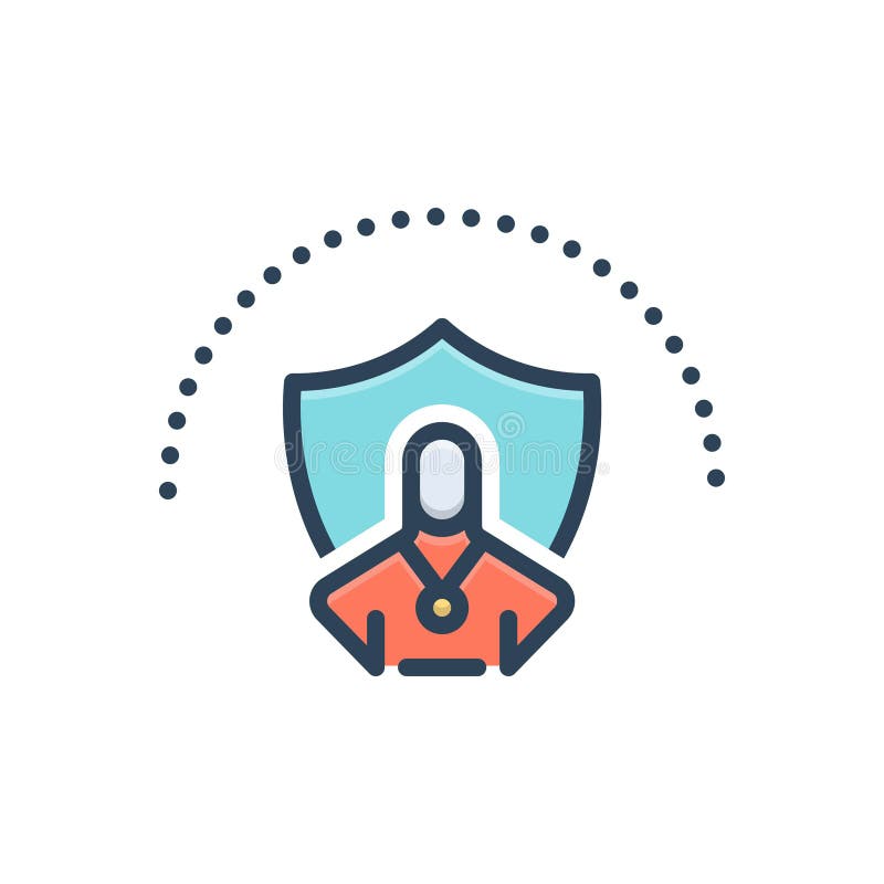 Color Illustration Icon for Safety, Security and Health Stock Vector ...