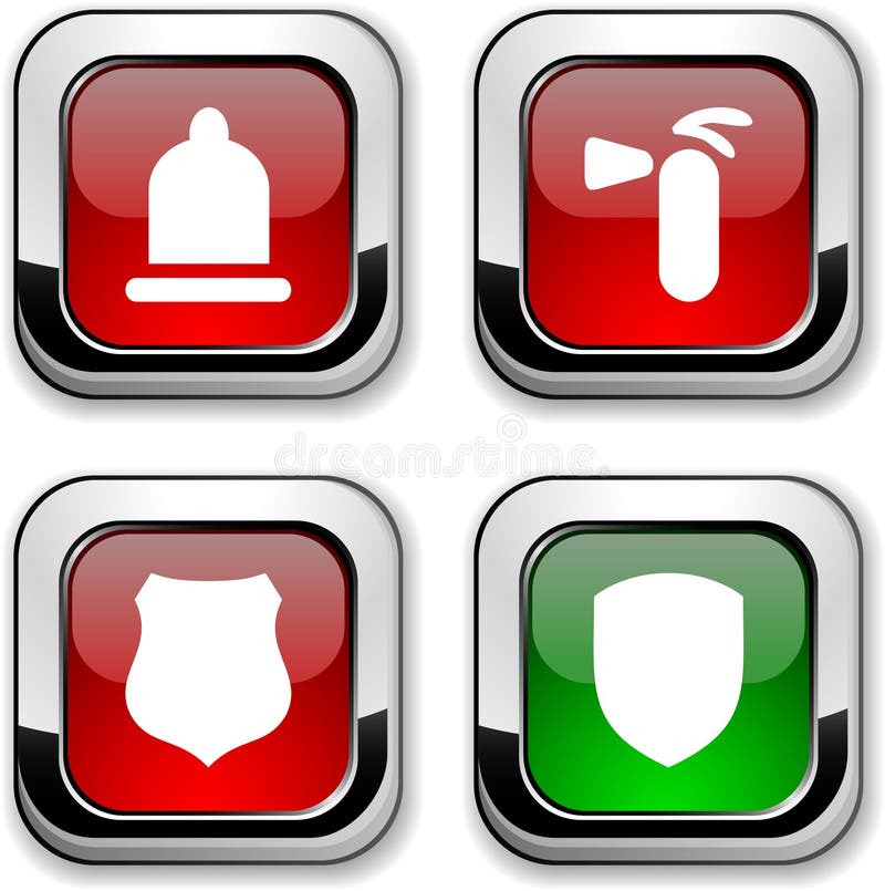 Safety icons. stock vector. Illustration of icons, collection - 11768499