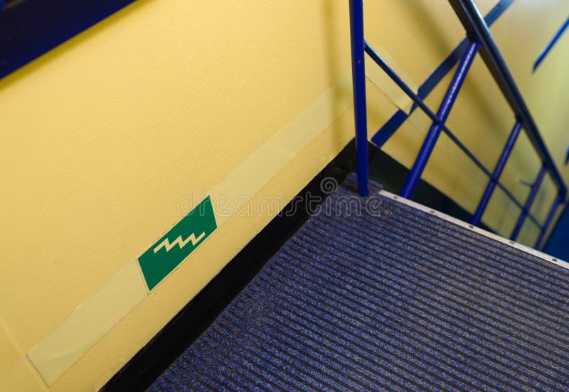 Safety Information Sign Step Stock Image - Image of area, point: 53793915