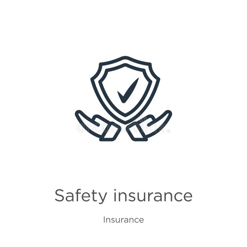 Safety Insurance Icon Vector. Trendy Flat Safety Insurance Icon from ...