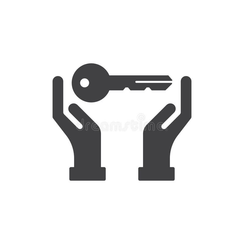 Safety Key Icon stock illustration. Illustration of safety - 376355531