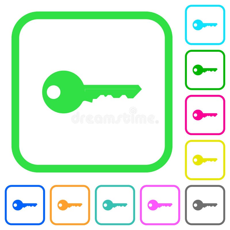 Safety Key Vivid Colored Flat Icons Icons Stock Vector - Illustration ... Safety Key Vivid Colored Flat Icons Icons Stock Vector - Illustration ...