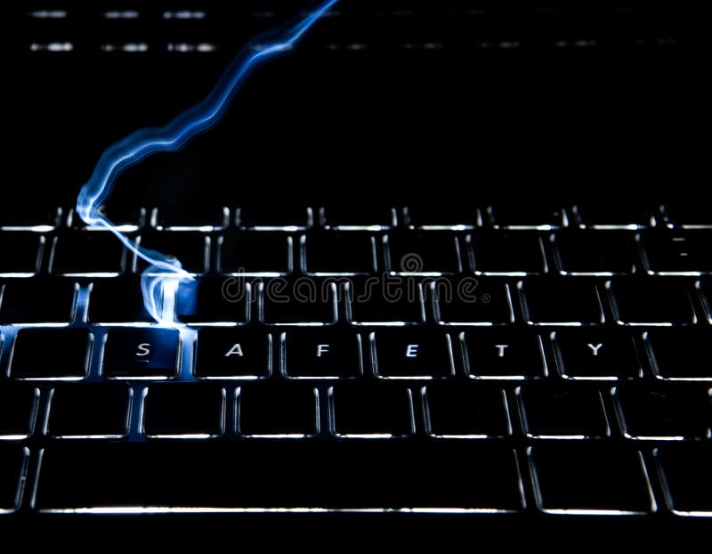 Safety on keyboard stock photo. Image of repair, inovation - 7388220