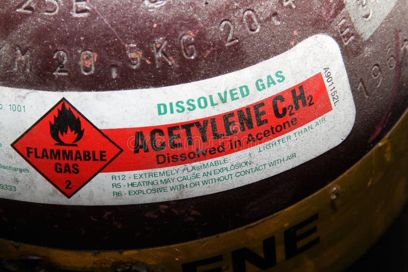 Safety label. stock image. Image of acetone, label, engineering - 13402625