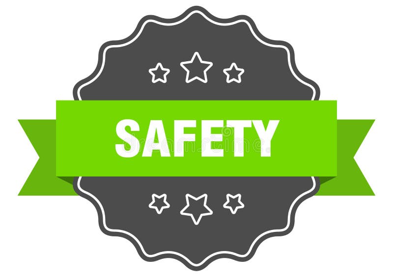 Safety Label on Box stock illustration. Illustration of safey - 6741891