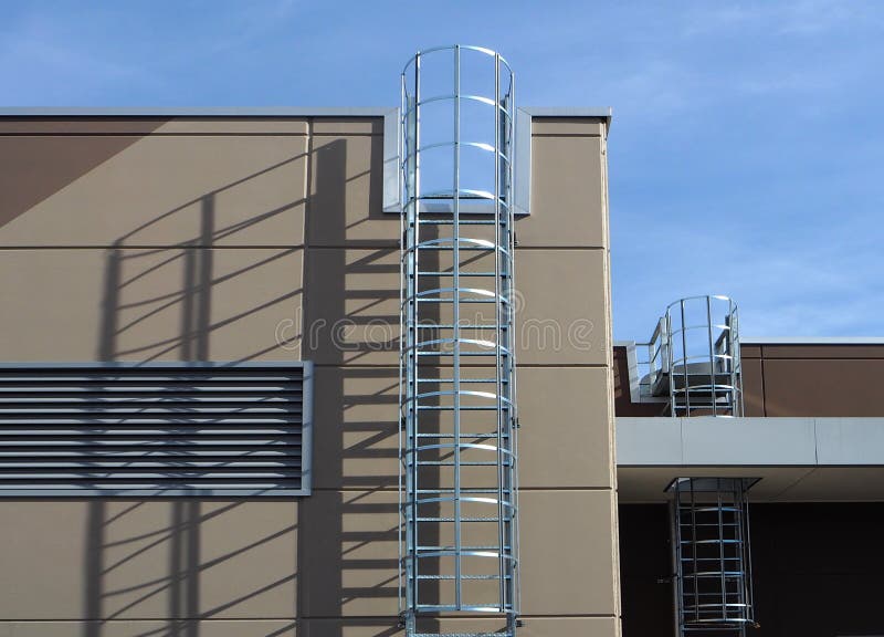 Safety ladders stock image. Image of ladder, ladders - 87748133