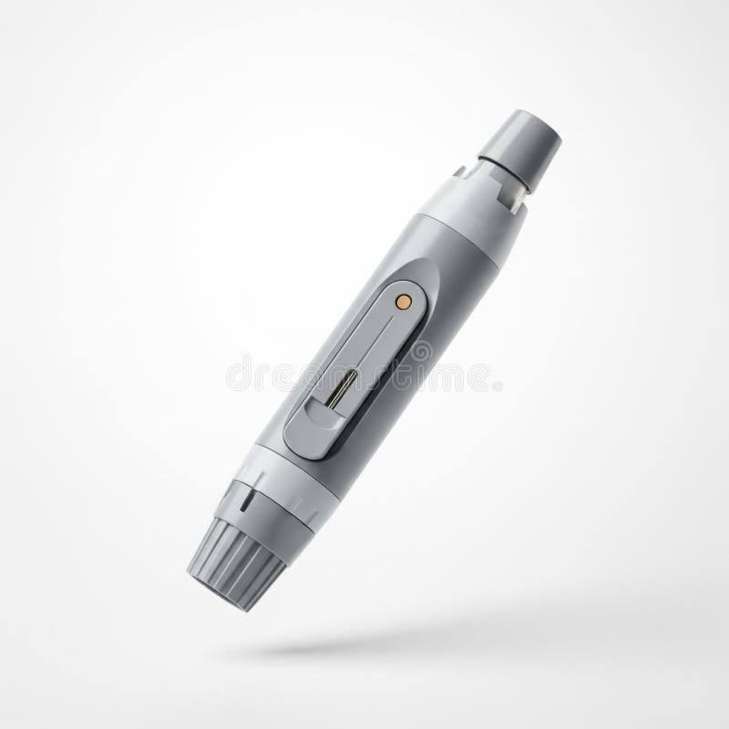 Safety Lancet for Blood Collection Stock Photo - Illustration of ...