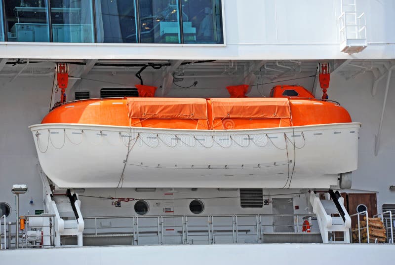 Safety lifeboat stock image. Image of helpdesk, liner - 39411291