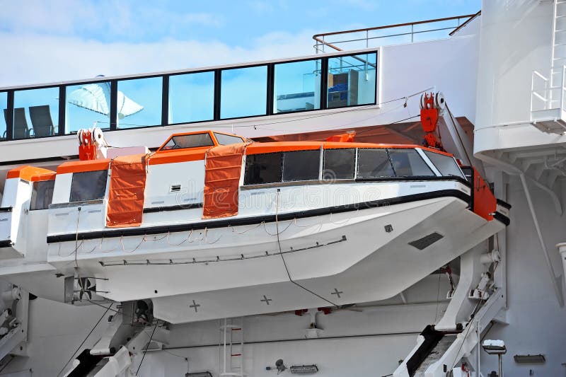 Safety lifeboat stock photo. Image of boat, boating, accident - 66574892