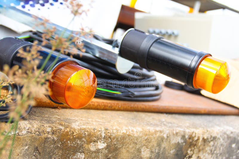 Only safety light stock photo. Image of electric, lamp - 35241872