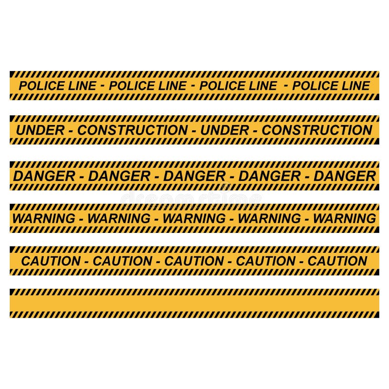 Safety line design stock vector. Illustration of repair - 241452123