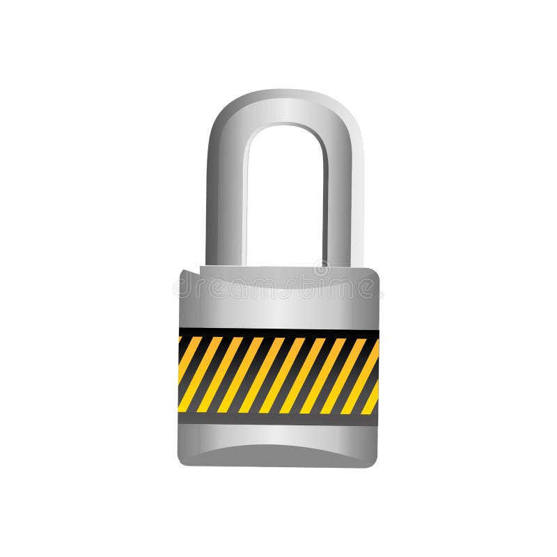 Safety lock icon image stock vector. Illustration of secret - 79414720
