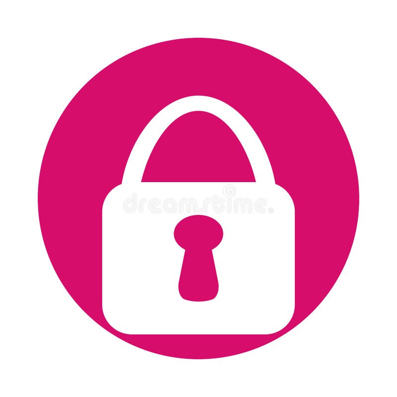 Safety lock icon image stock vector. Illustration of design - 81957561