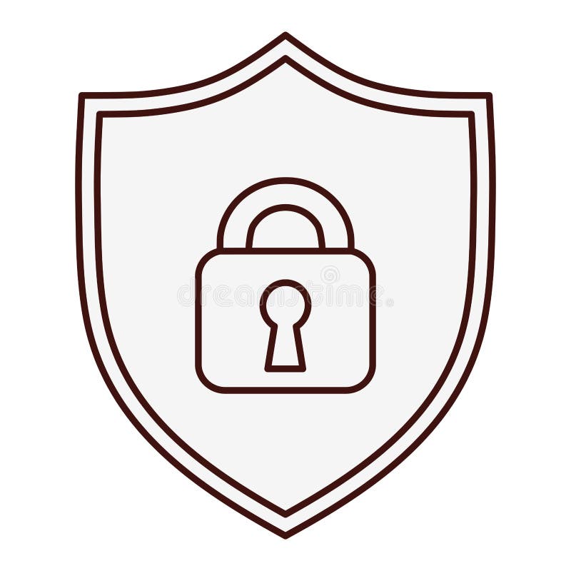 Safety lock icon image stock vector. Illustration of secure - 82384857