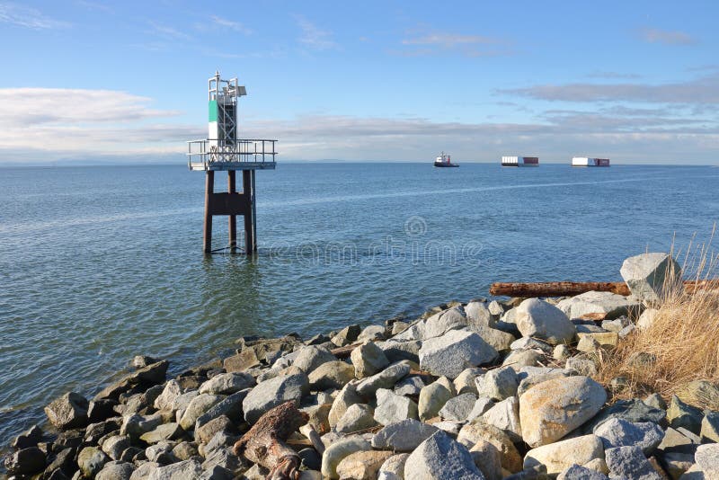 Safety Maritime Beacon stock image. Image of water, ocean - 83940921