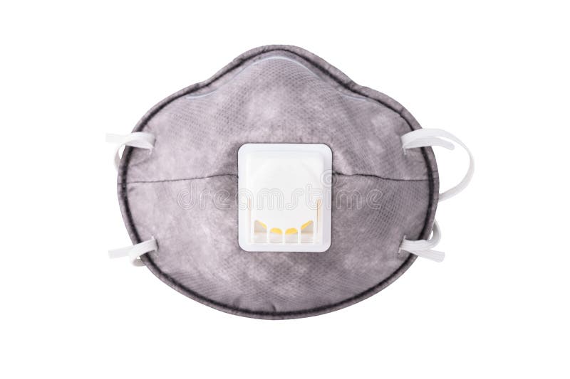 Safety Mask for Protection Dust or Disease Isolated on White Background ...