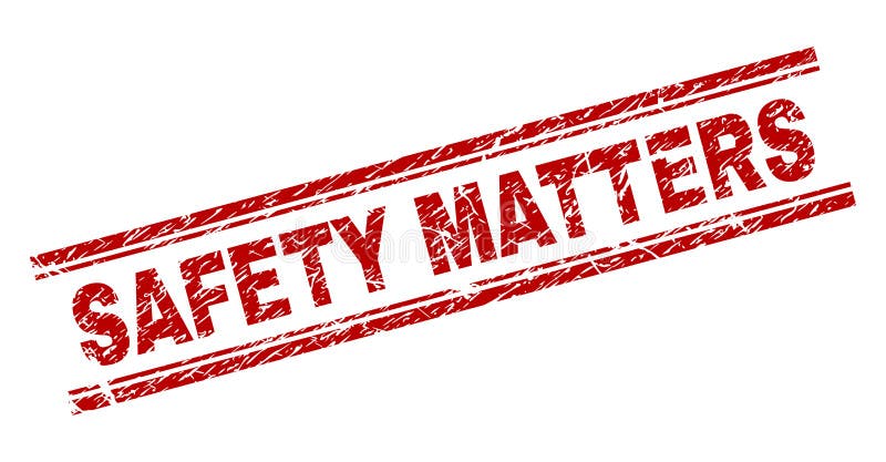 Safety Matters Text Buffered Stock Vector - Illustration of matters ...