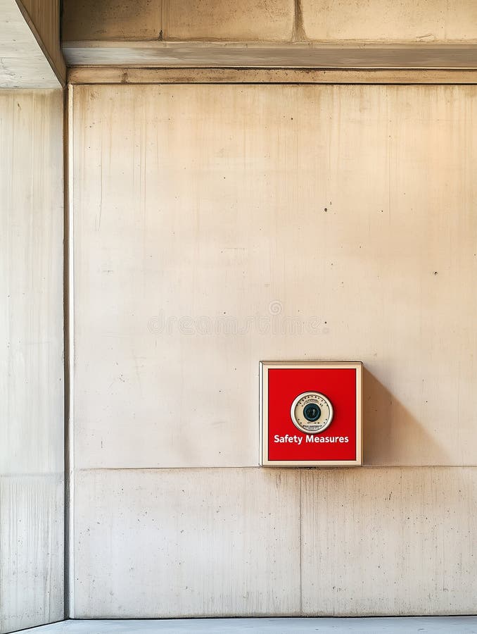 Safety Measures Display Promoting Guidelines in a Modern Building ...