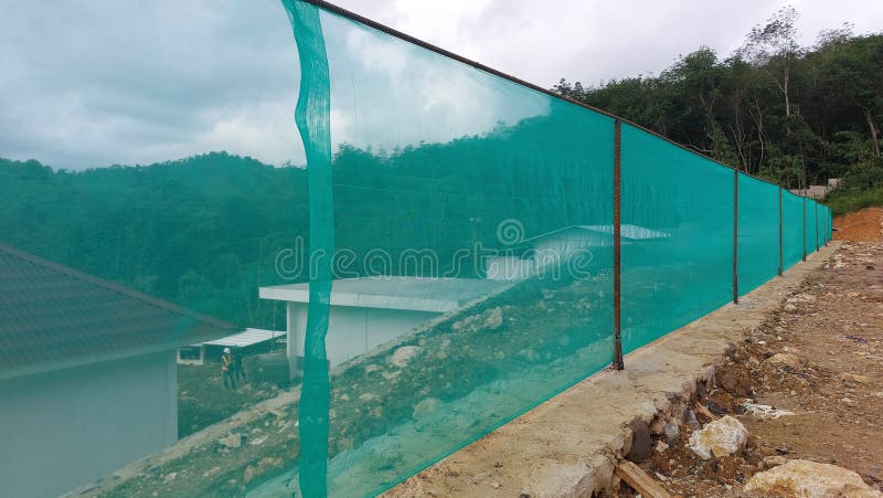 Safety Net and Railing from Health Safety Enviromental Stock Photo ...
