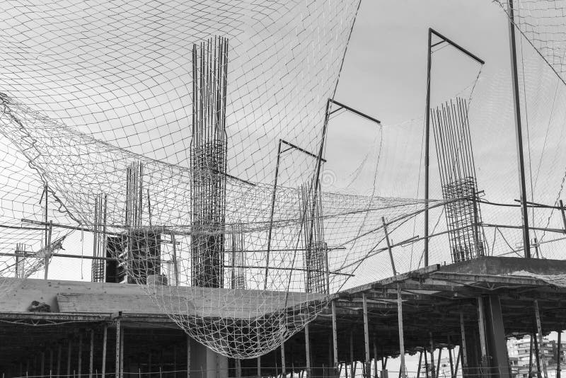 Safety Nets in the Construction of a Residential Building Stock Image ...