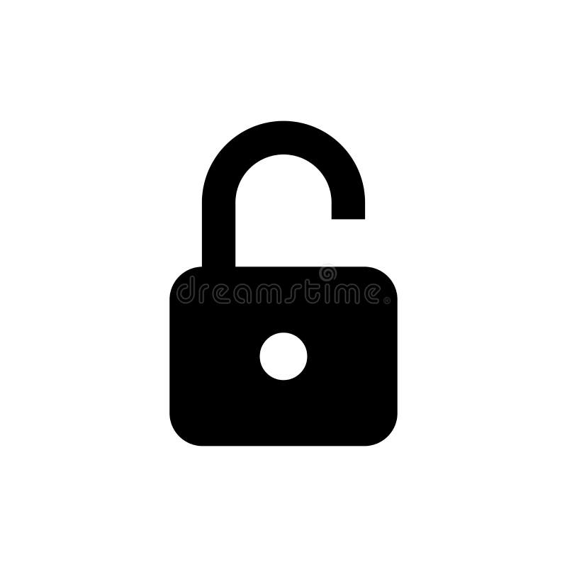 Lock icon. Web secure sign stock vector. Illustration of trust - 159851851
