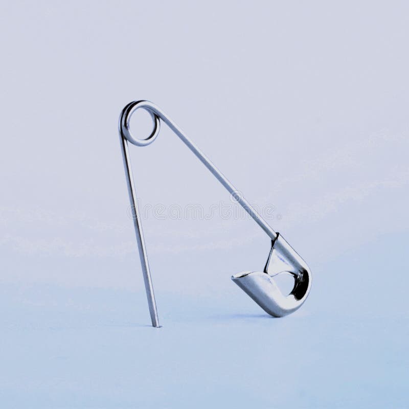 Safety pin stock photo. Image of medical, coil, open, upright - 58394