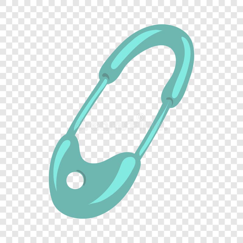 Safety Pin Icon, Cartoon Style Stock Vector - Illustration of security ...