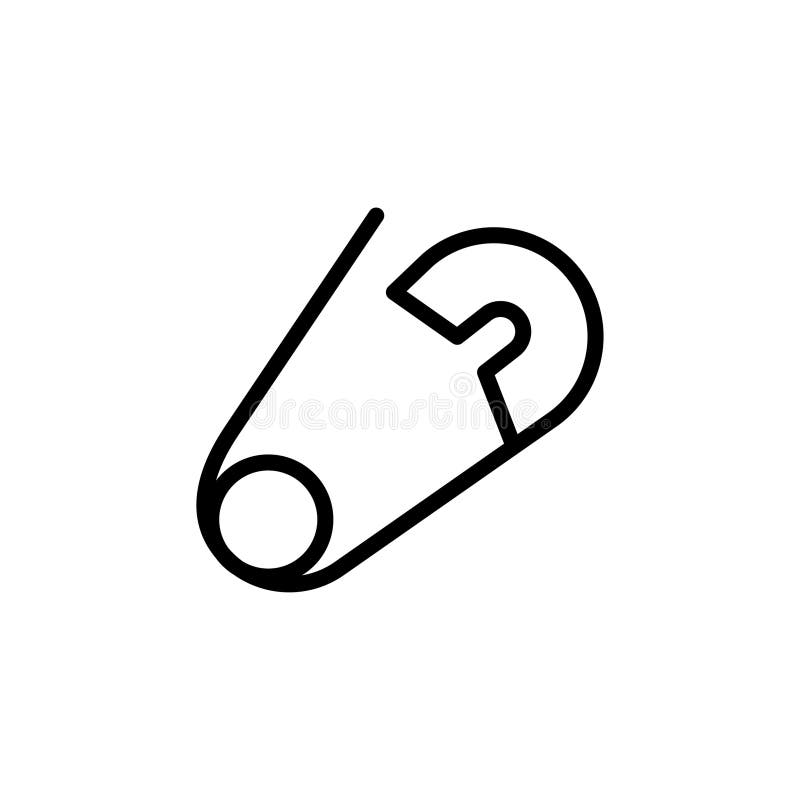 Safety Pin Icon Vector Design Template Basic RGB Stock Vector ...