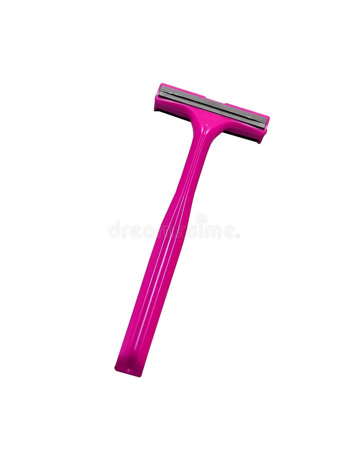 Safety pink razor stock photo. Image of body, clean, plastic - 75789010