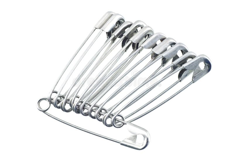 Safety pins stock photo. Image of background, tool, steel - 12634132