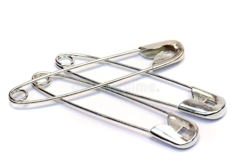 Safety pins stock photo. Image of supplies, safe, shiny - 26109564