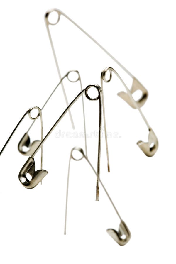 Safety pins pile closeup stock image. Image of security - 29266569