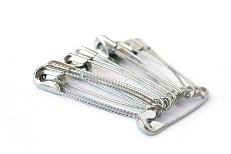 Safety Pins - Full Bar Connection Stock Image - Image of pins, concepts ...