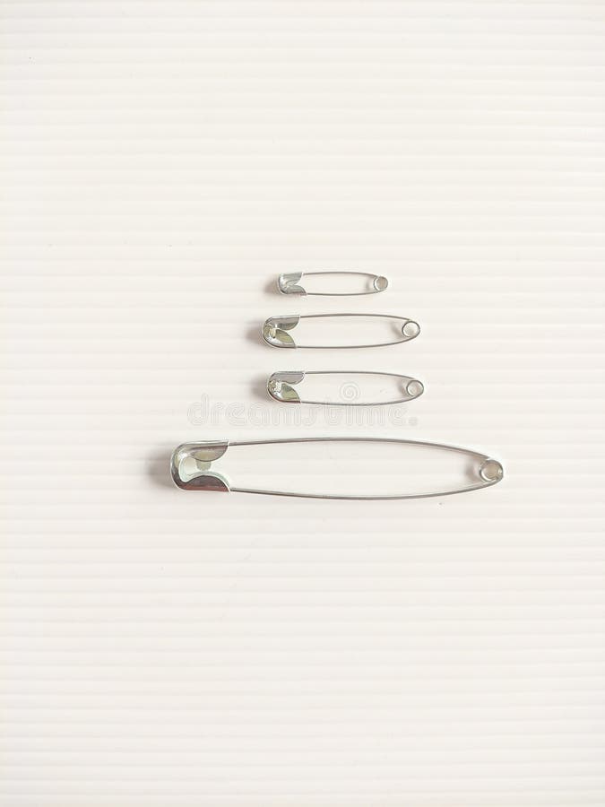 Various Sizes of Pins from Small To Large Stock Image - Image of ...